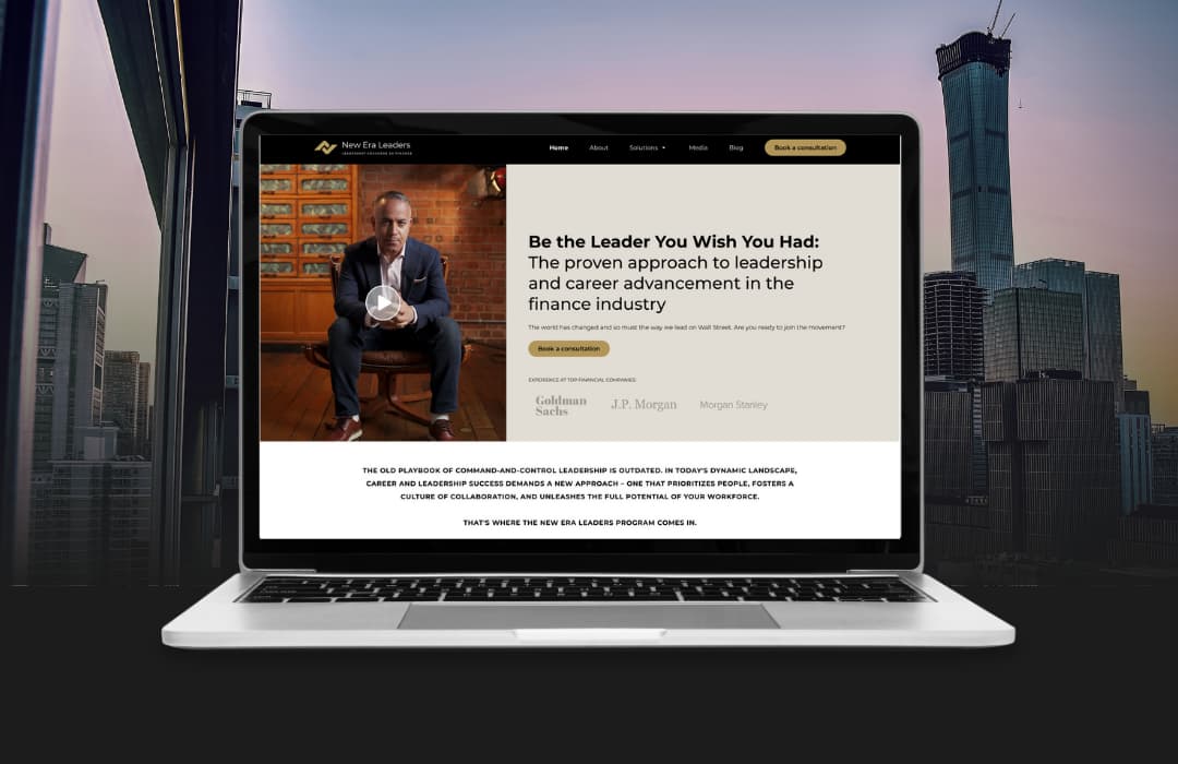 Website redesign - for ambitious female entrepreneurs