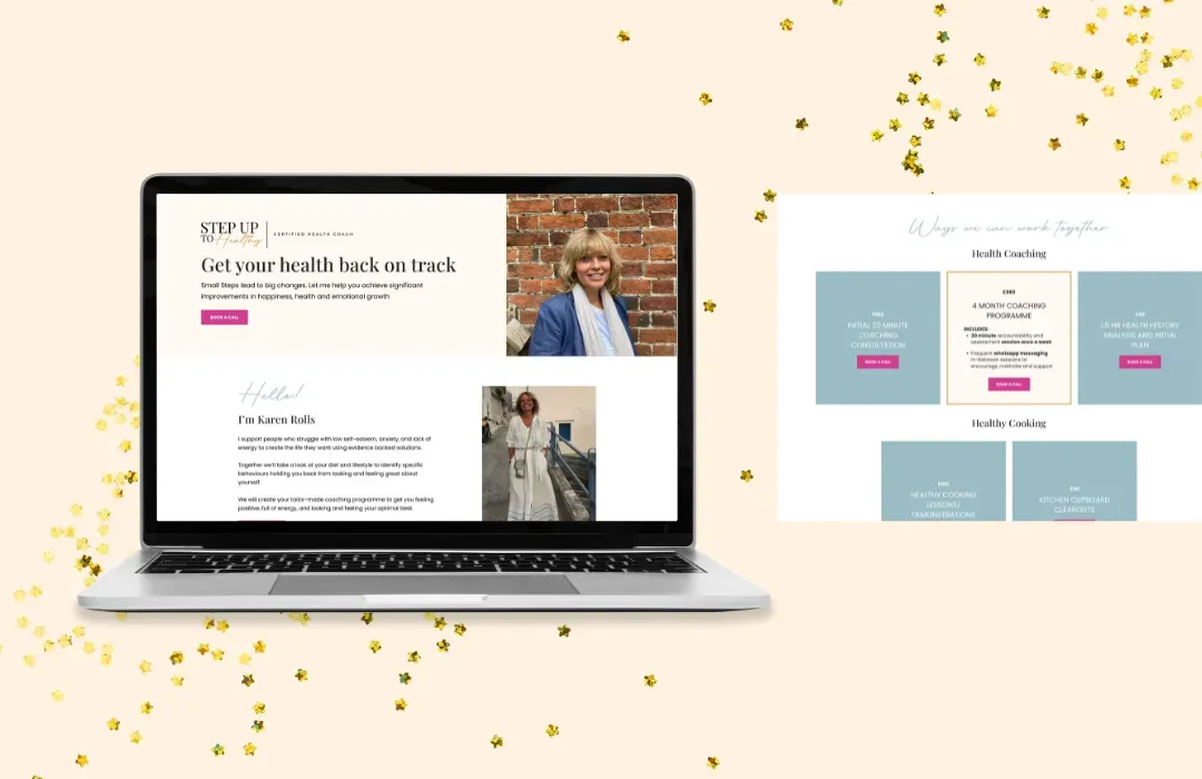 Website redesign - for ambitious female entrepreneurs